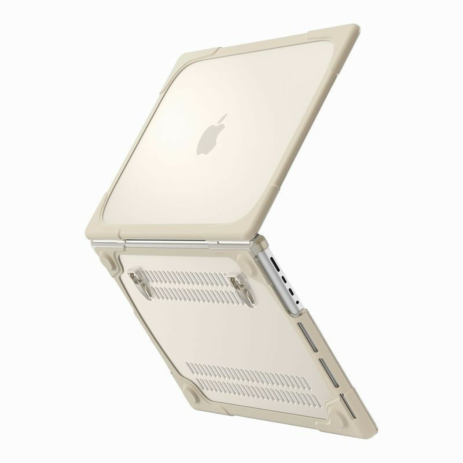Чехол MyPads для MacBook Pro 14.2" A2779 A2442 2021/2023 прозрачный TPU PC защитный