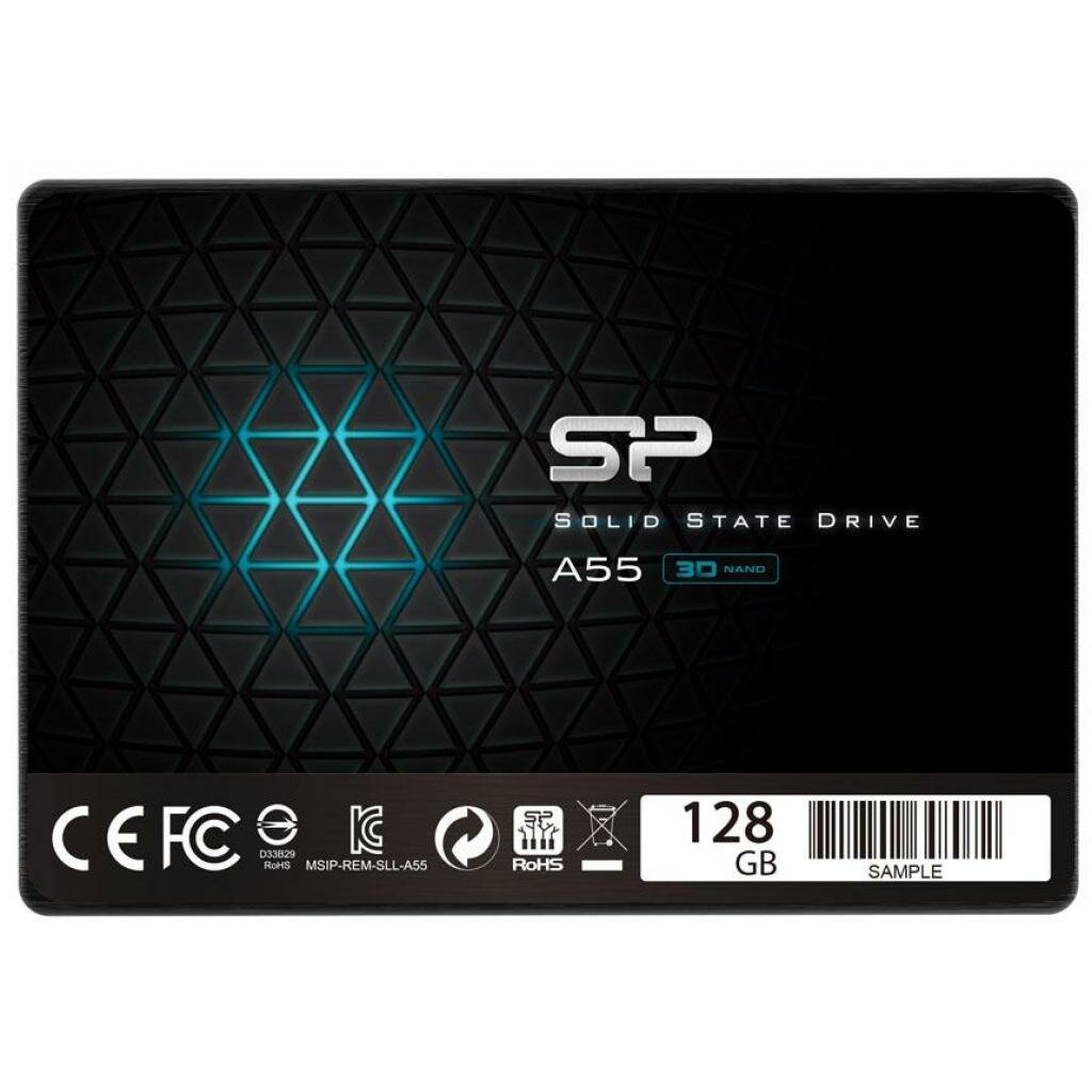 SSD Накопитель SILICON POWER Ace A55 128Gb 2.5" (SP128GBSS3A55S25)