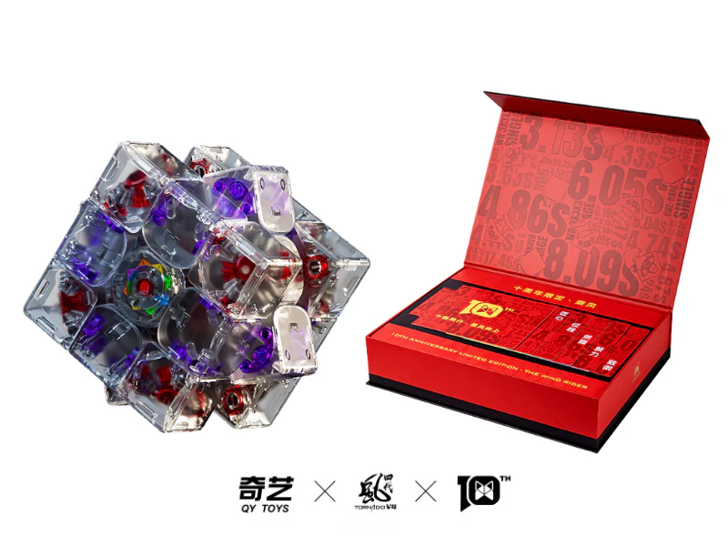 Кубик Рубика QiYi MoFangGe X-man 3x3x3 Tornado V4 M (10th Anniversary Limited Edition)
