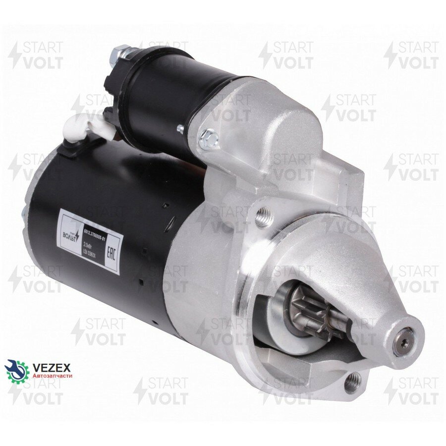 STARTVOLT LST0361X стартер! 12V 2.0KW 9T\ GAZ Volga/GAZelle, UAZ Hunter/Patriot 2.3i-2.7i 97>