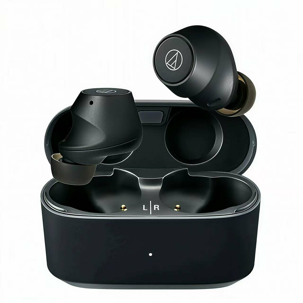 Беспроводные наушники Audio-technica ATH-CKS30TW+, Тихо и темно(ATH-CKS30TW+ BK)