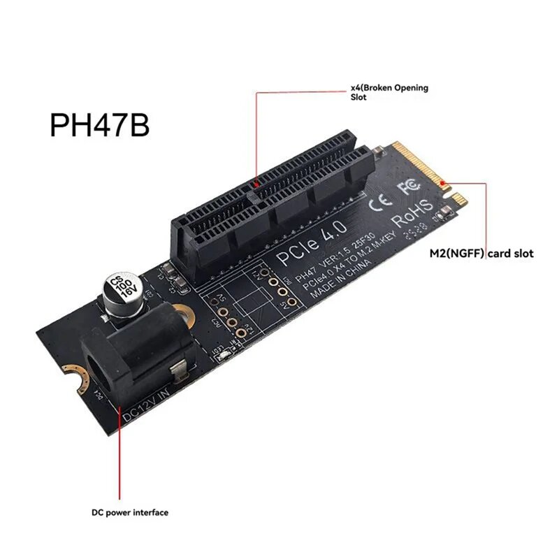 PCIe NGFF к PCI-E X4 Адаптер — фото 1
