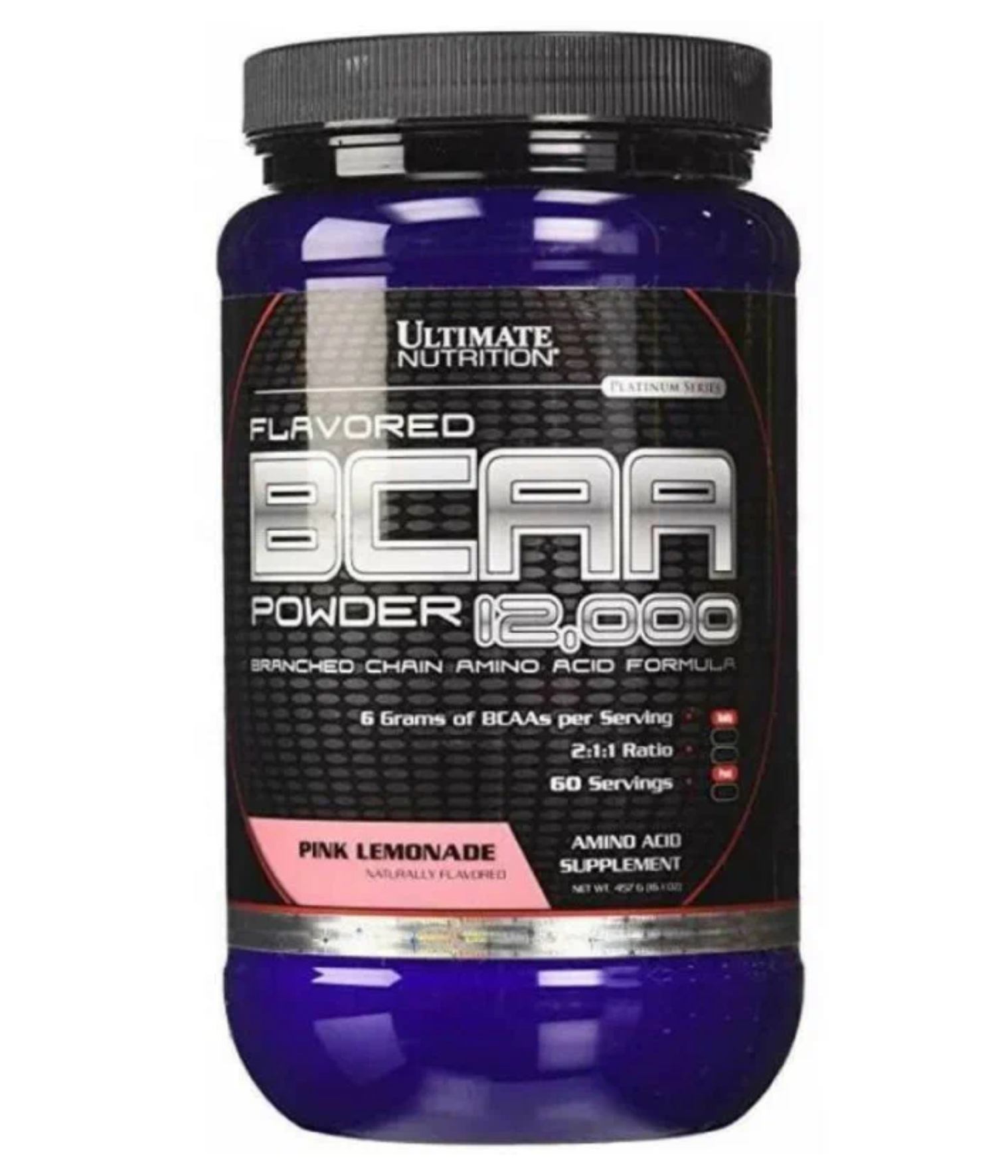 Ultimate Nutrition БЦА 12000 Flavored Powder - Розовый лимонад 457 г. , повышает тонус, укрепляет иммунитет
