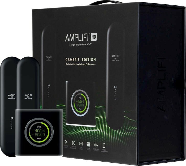 Система Wi-Fi Ubiquiti AmpliFi Gamer’s Edition 2.4/5ГГц 5.25Gbps MIMO3x3 1858 м² AFi-G