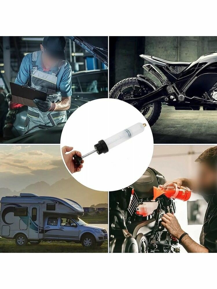 Ручной масляный насос 200/500CC для закачки и отбора масла, тормозной жидкости и дизтоплива универсальный для авто