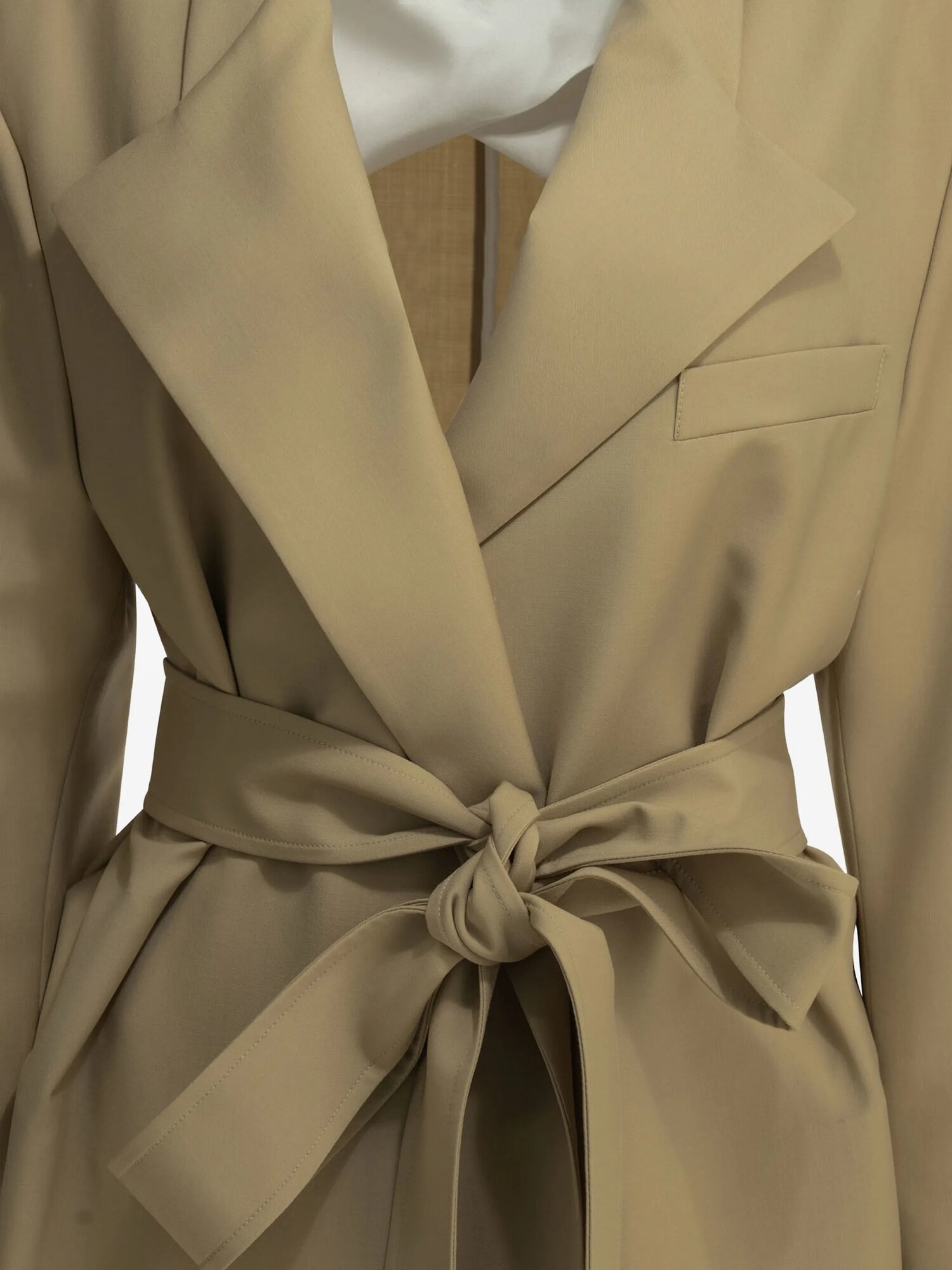 Пальто SA SU PHI Belted coat, размер 40, разноцветный — фото 1