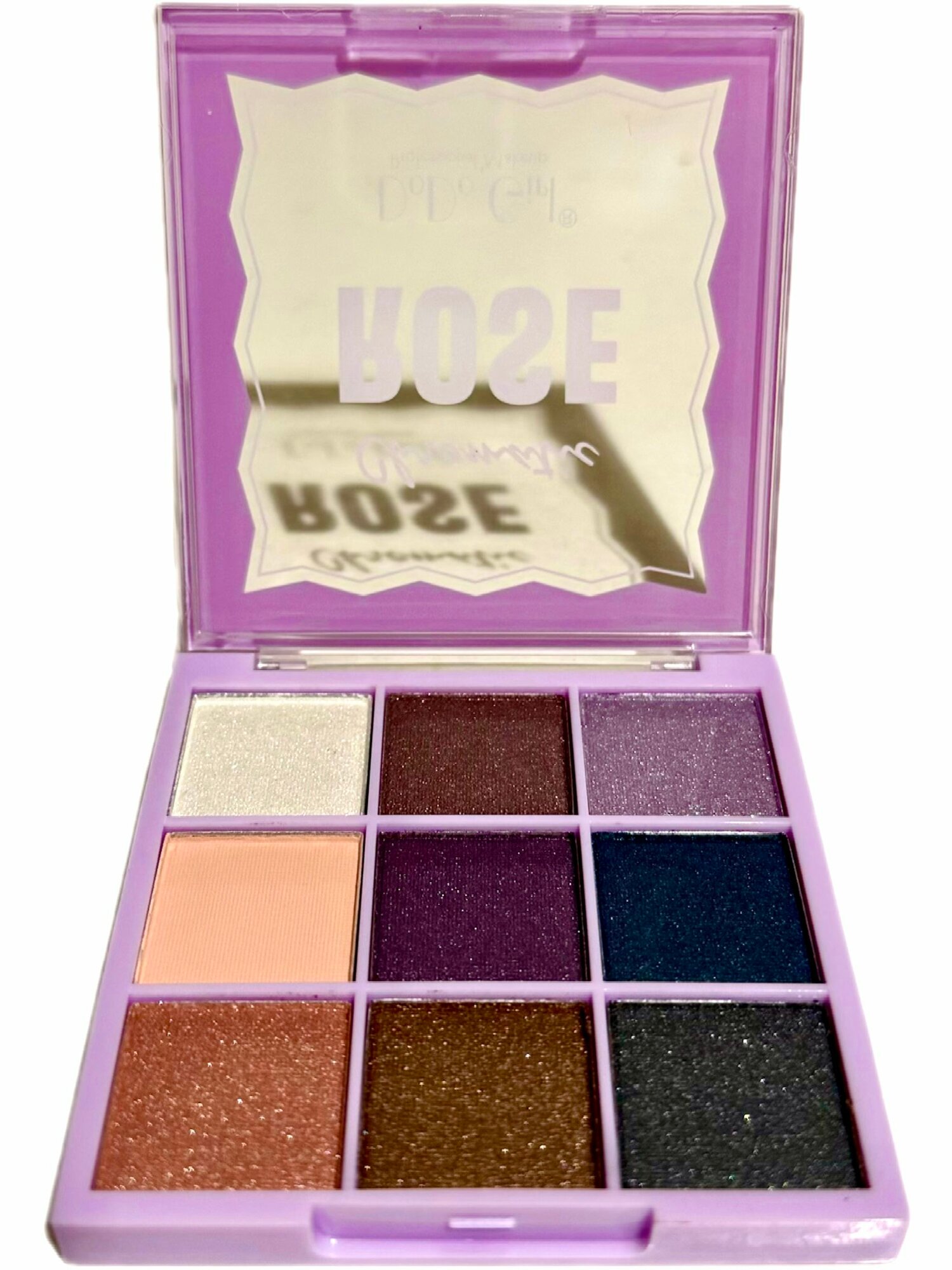 DODO GIRL CHROMATIC ROSE Палетка теней 9 Colors Тон 04