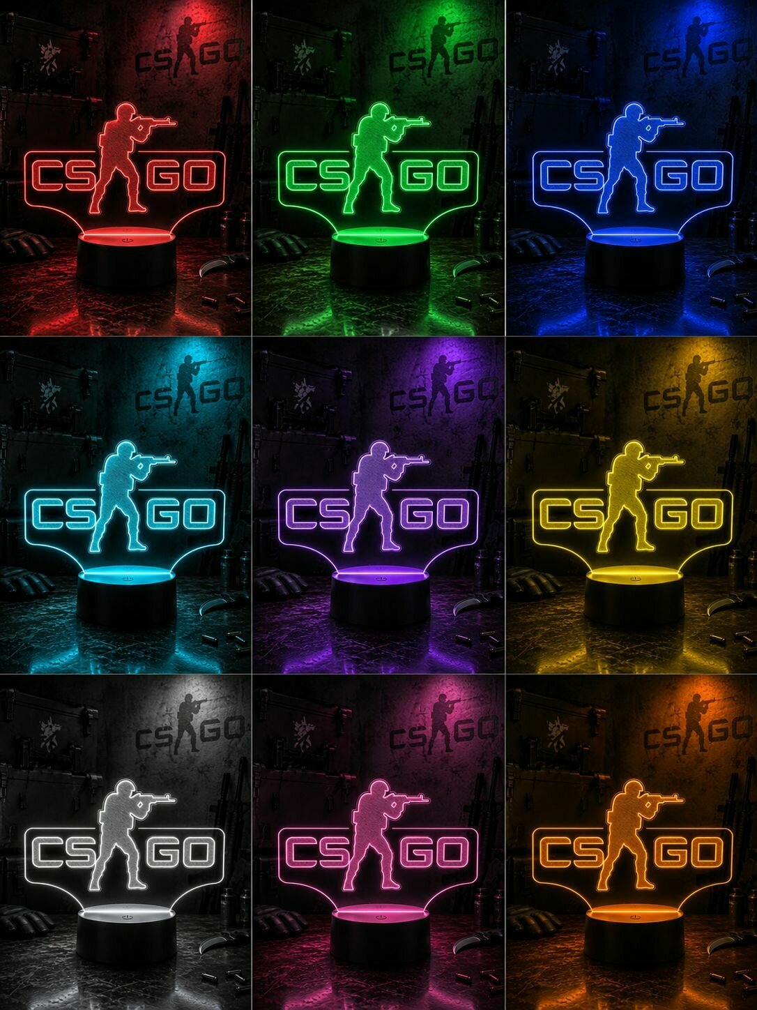3D-Светильник CS GO — фото 1