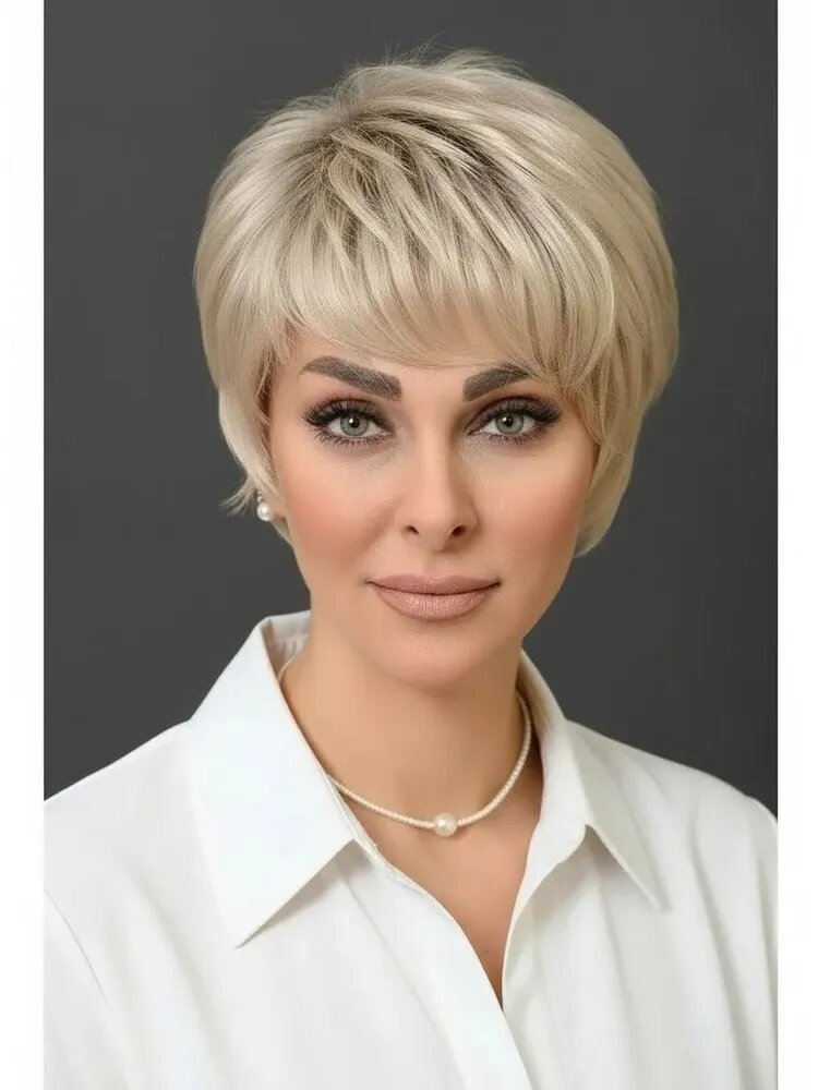 Парик женский, имитация натуральных волос, парики короткие на голову