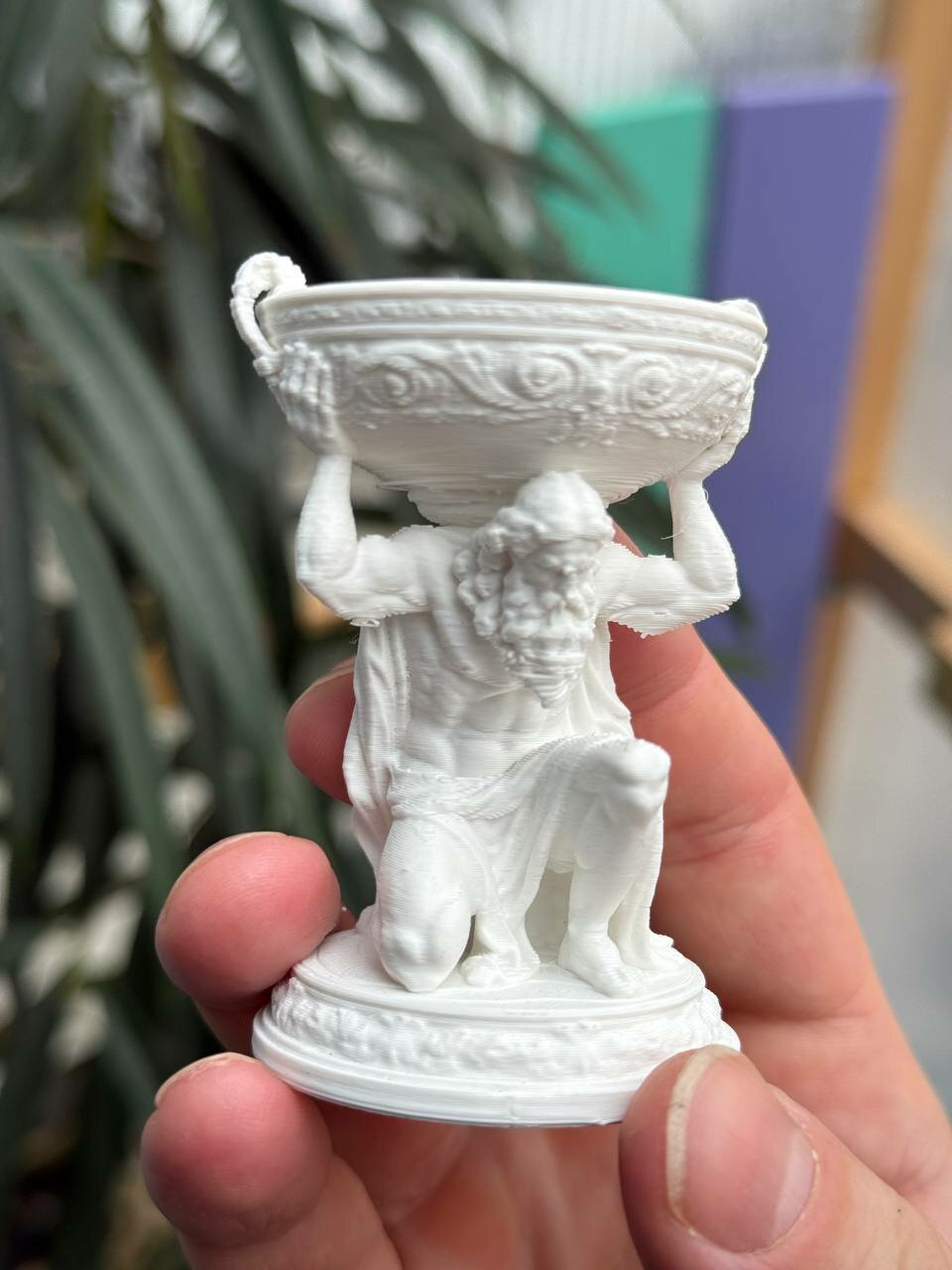3D Картина Атлант Чаша настольная малая