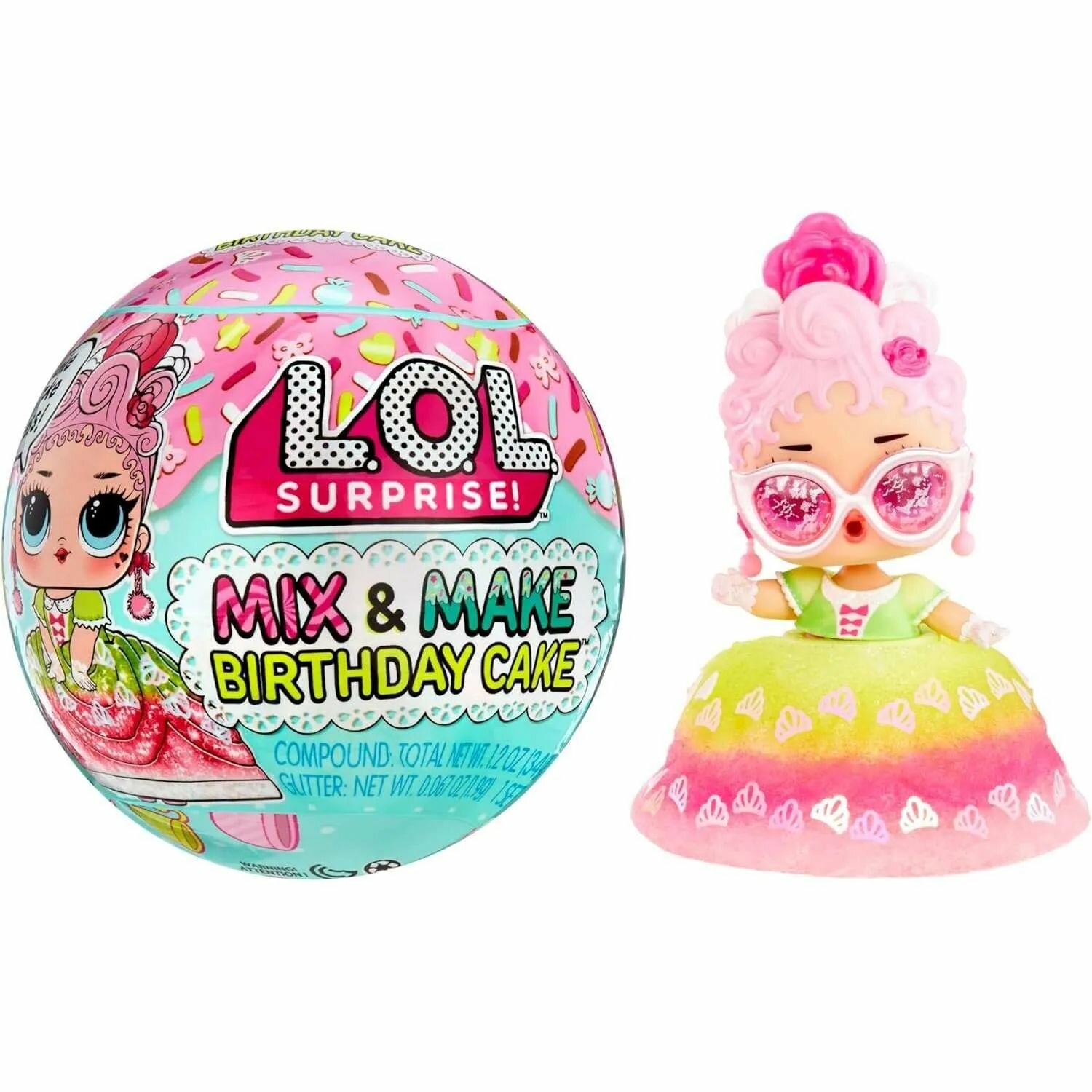 Кукла мини L.O.L. Surprise! (Сюрприз) Mix & Make Birthday Cake