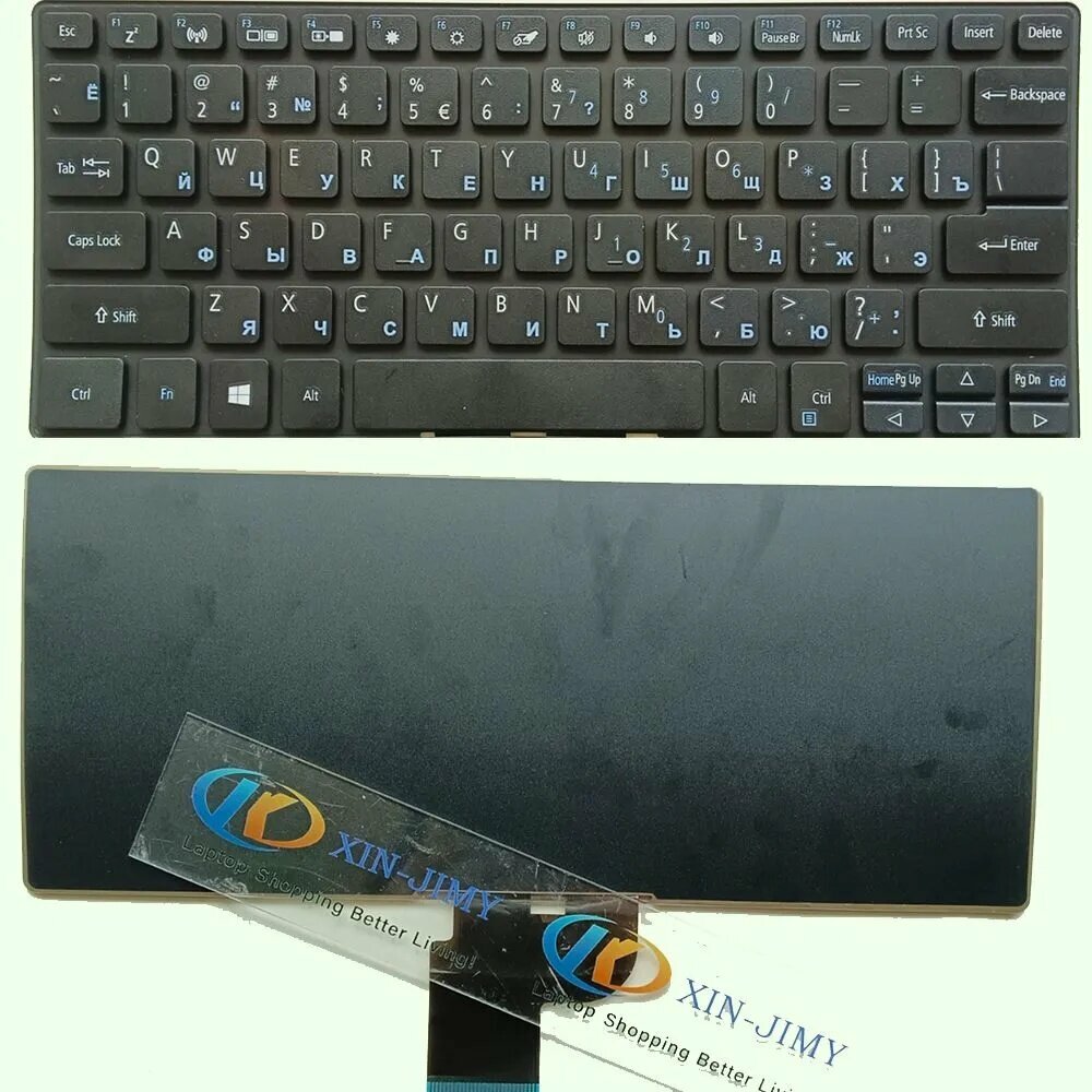 Клавиатура для Acer Spin 1 SP111-34N SP111-32N Без подсветки no backlit