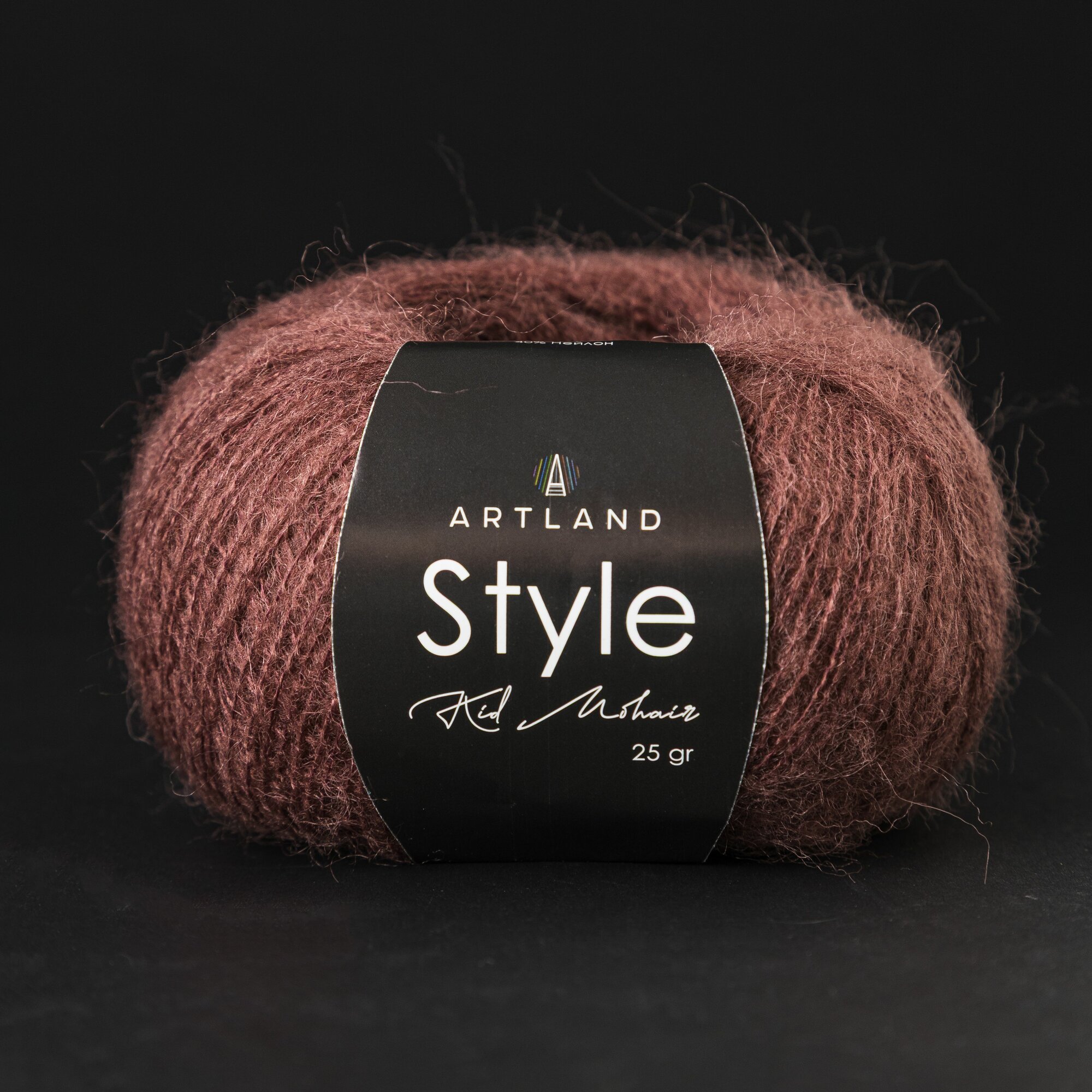 Пряжа Artland Style (kid mohair) (5 мотков по 25г/325м) коричневый