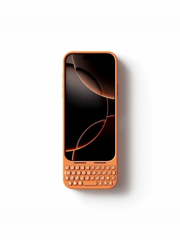 AKKO Клавиатура AKKO 17 Pro Max Проводная Клавиатура для Телефона, Английская раскладка, оранжевый