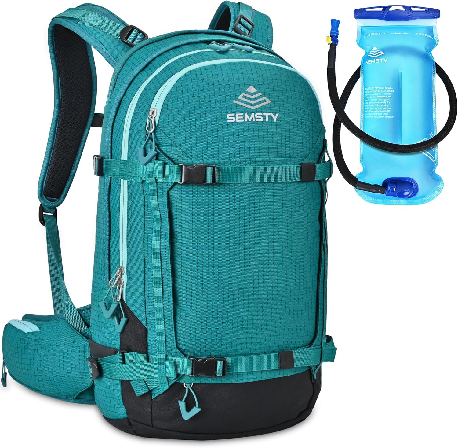 Рюкзак фрирайдный Nevo Rhino Semsty 9303-SY Lake Blue горнолыжный 25л.