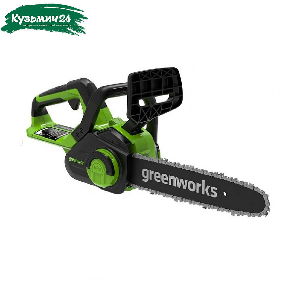 Пила цепная аккумуляторная Greenworks G24CS25K4 24 В 1акк 4.0 Ah+з. у.