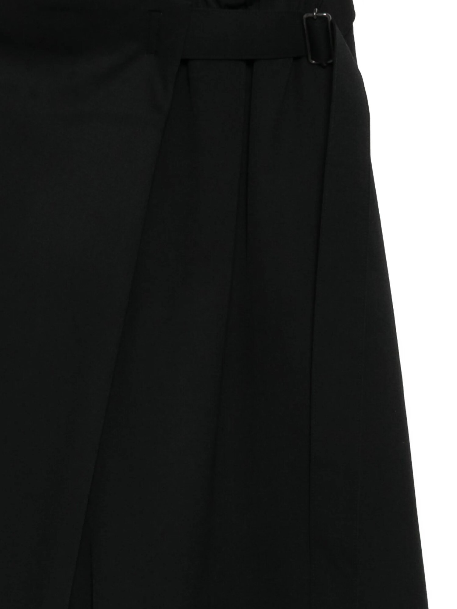 Брюки Yohji Yamamoto Gabardiine wrapped trousers, размер 44, black/black — фото 1