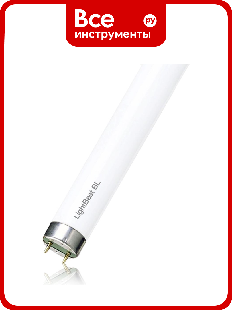 Лампа инсектицидная в ловушки для насекомых LightBest BL 10W, T8, G13, 355-385 nm, L=331 mm 700909001 эффективной работы
