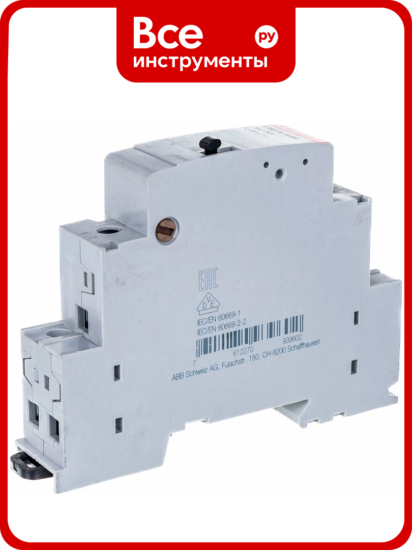 Электромеханическое реле ABB E290-16-10/230 замена Е251-230 Е290 2TAZ312000R2011 одноконтактный для переменного тока