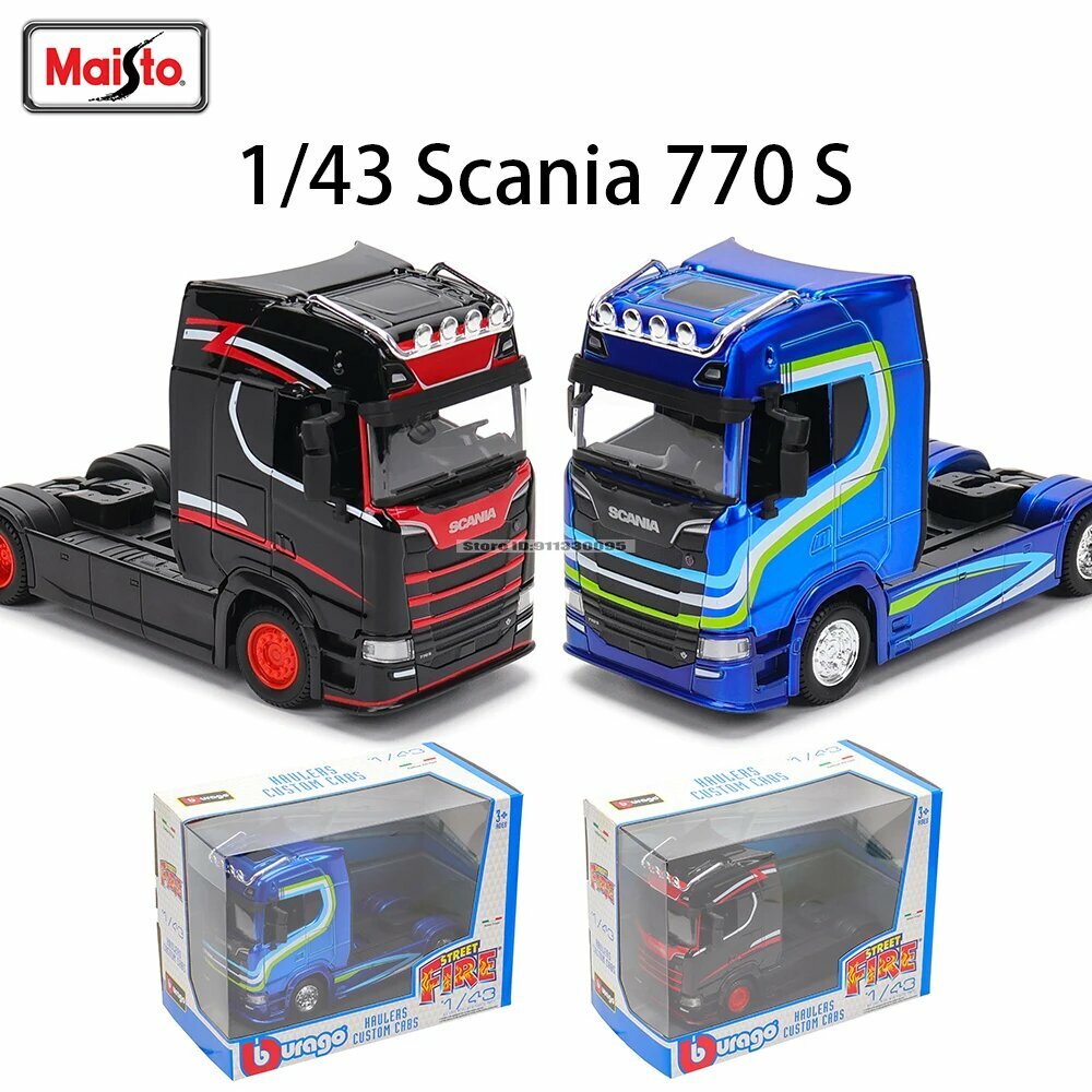 Модель Iveco S-Way 1:43, красный цвет