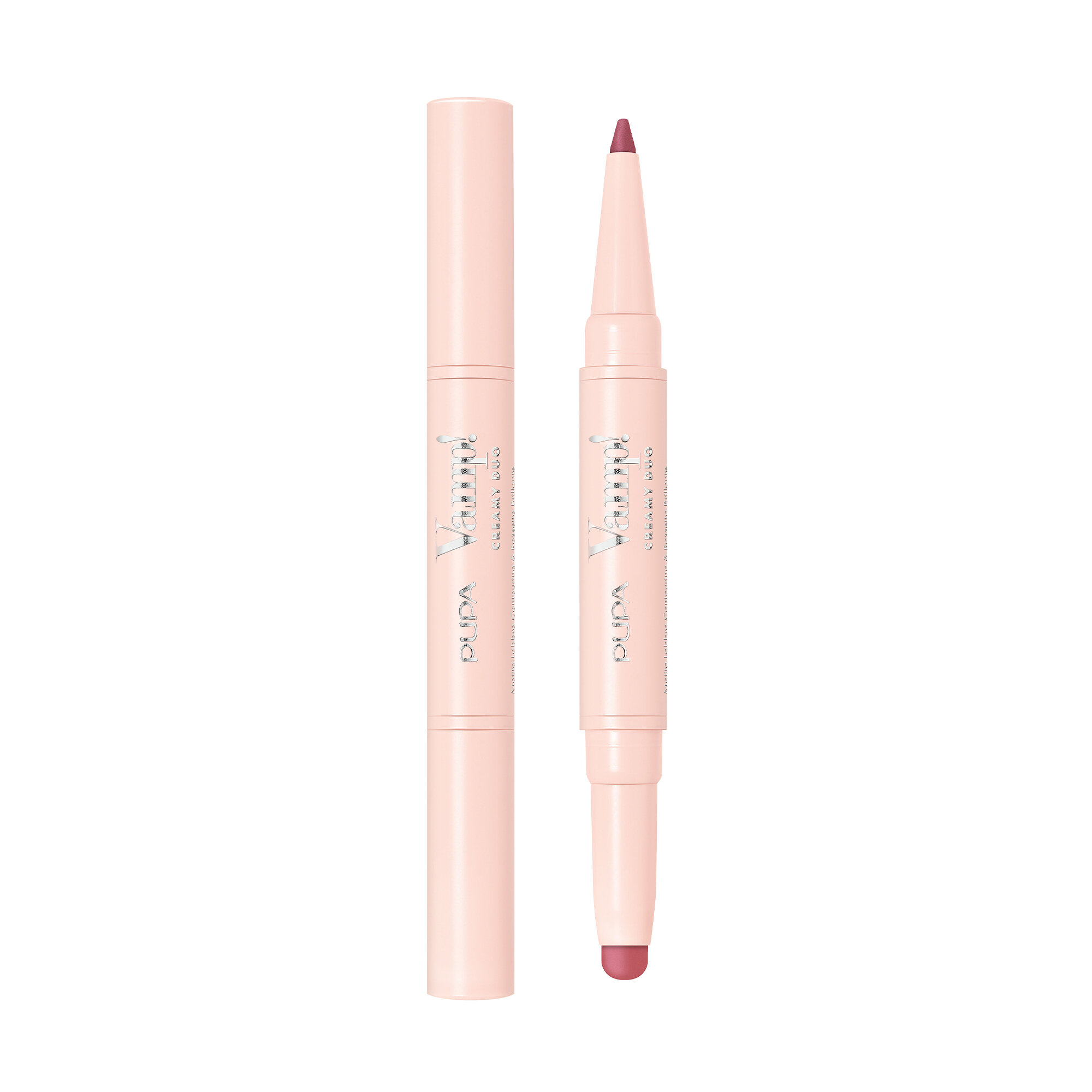 PUPA VAMP CREAMY DUO Губная помада Винтажный розовый