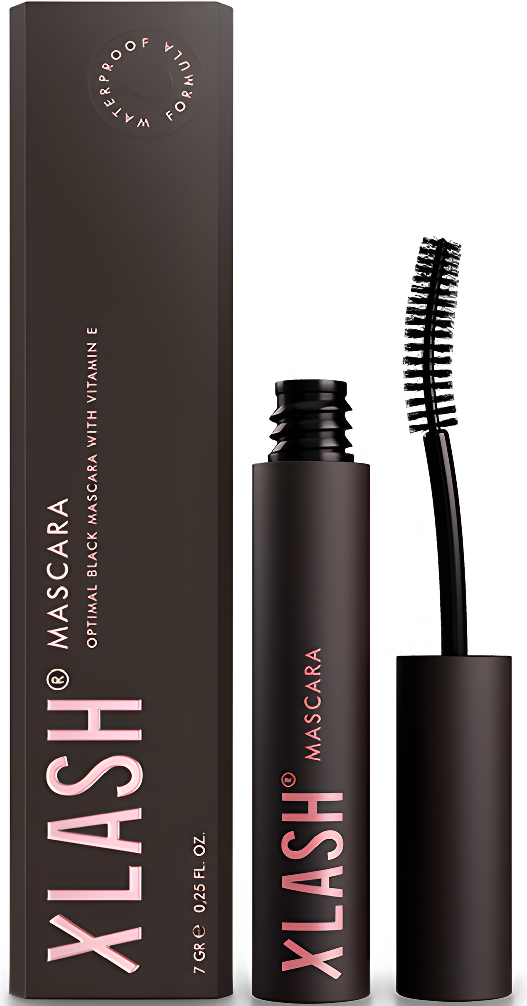 XLASH Cosmetics Удлиняющая термотушь для ресниц, черная Xlash Black Mascara 60 шт.