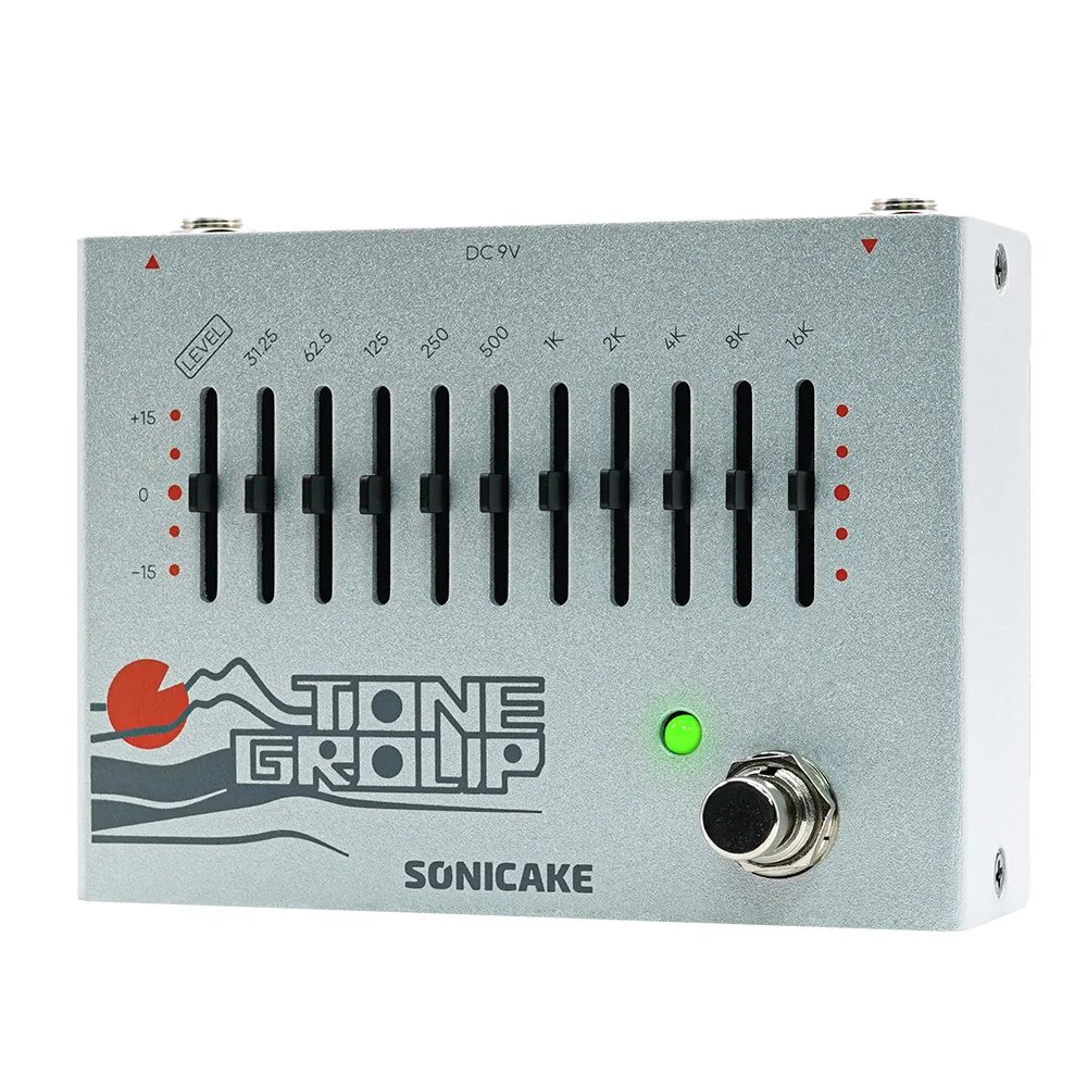 SONICAKE Tone Group 10-полосный эквалайзер, гитарная педаль эффектов, бас-гитара QDS-01