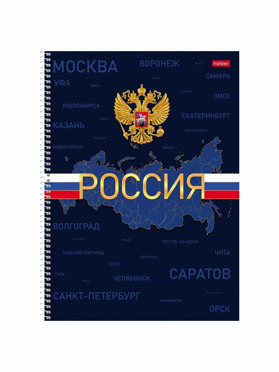 Тетрадь А4 160 листов в клетку на спирали