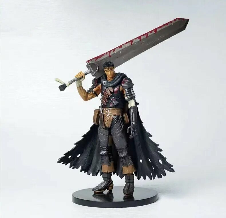 Фигурка Берсерк Гатс, Черный мечник / Berserk Guts, Black Soldier (21см)