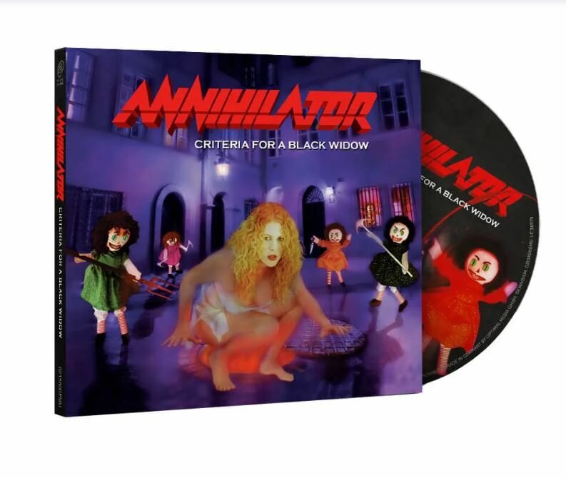 Фирменное издание ANNIHILATOR - Criteria For A Black Widow CD Digipak