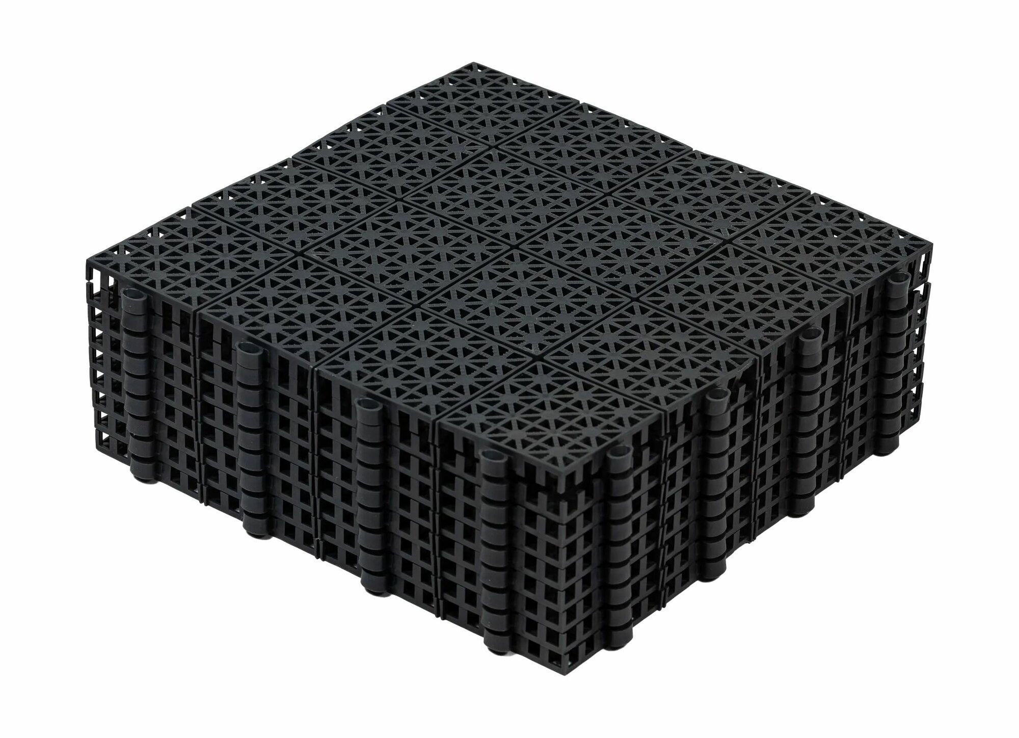 Покрытие модульное DAREL PLASTIC 0,81 м2, цвет графит