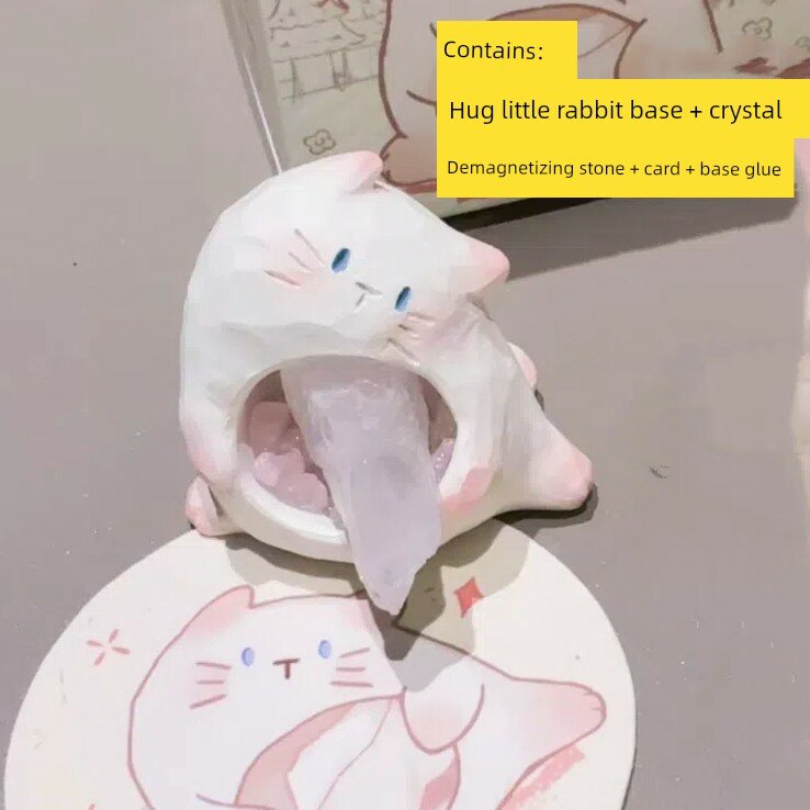 Оригинальная коллекционная фигурка Animal PAL Crystal Blind Box из необработанного камня, минерал, ручная работа,