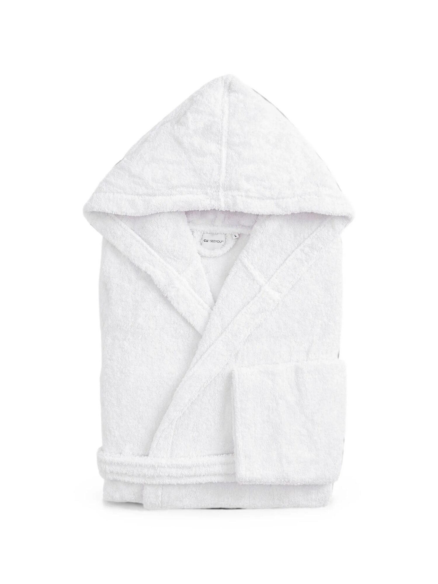 Халат CU SEEYOU Cotton bathrobe, размер S, white — фото 1