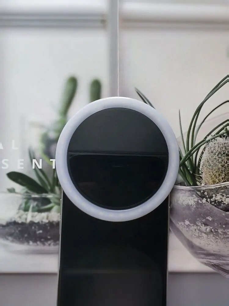 Лампа для телефона складная магнитная ABS белая с USB Type-C модель L8