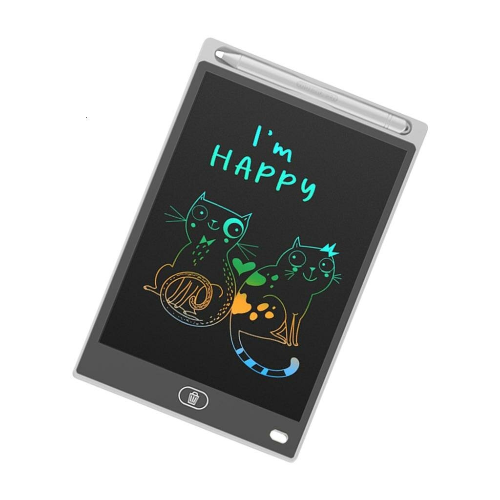 Сенсорный LCD-планшет для письма, 8,5 дюйма, Белый