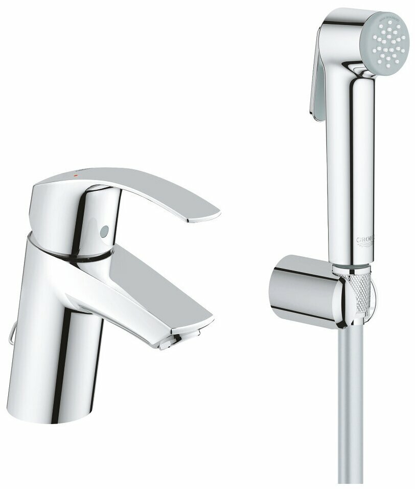Смеситель для раковины GROHE Eurosmart 23124002 для раковины с гигиеническим душем