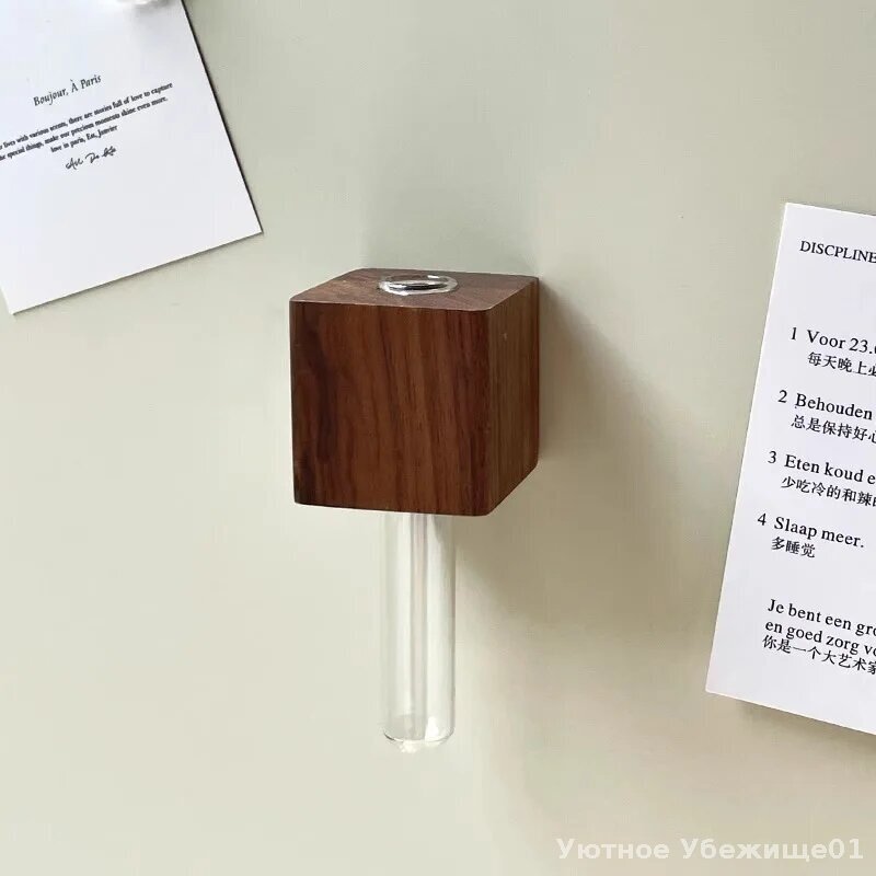 Бутылки, которые можно прикрепить к холодильнику, бутылки из цельного дерева, которые можно украсить цветами, магниты