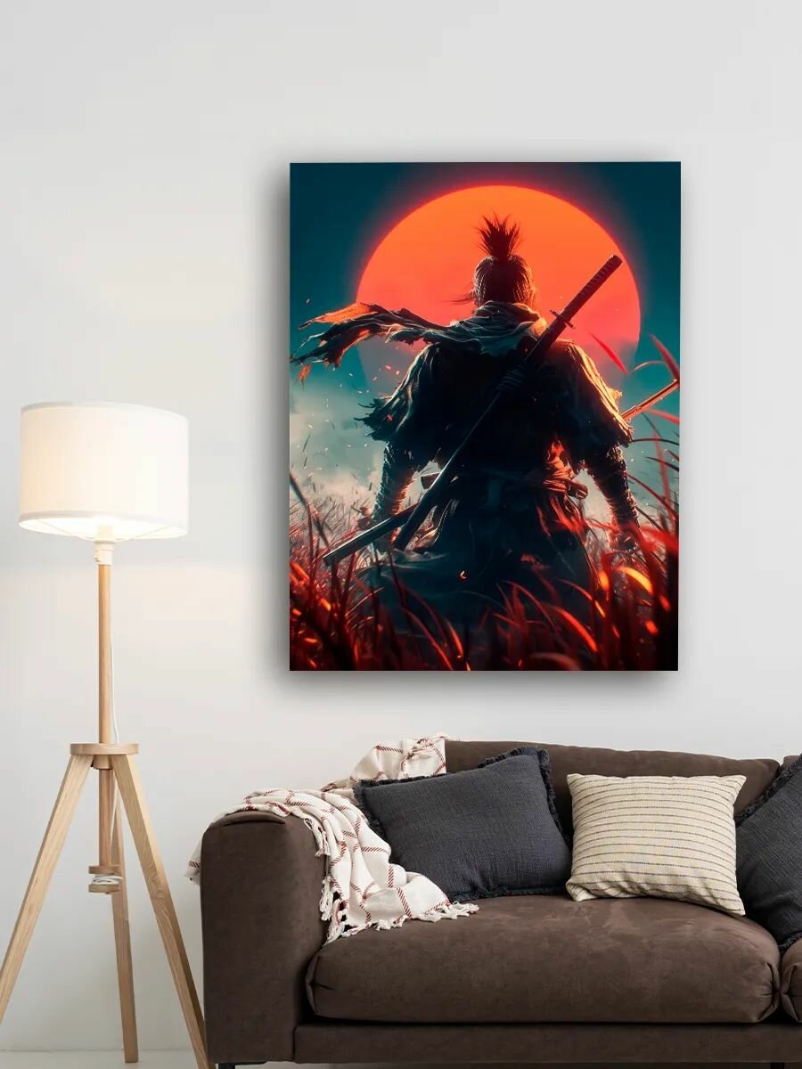 Постеры на стену Sekiro , плакат 1шт, А2 размер. — фото 1