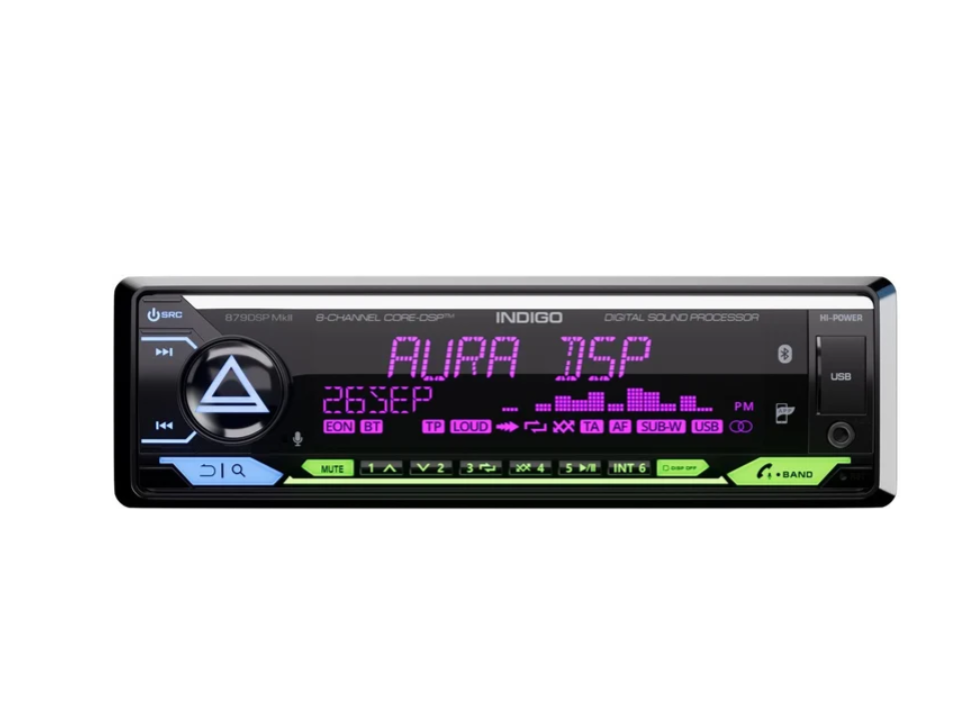 Автомагнитола Aura Indigo-879DSP MKII Hi-Power