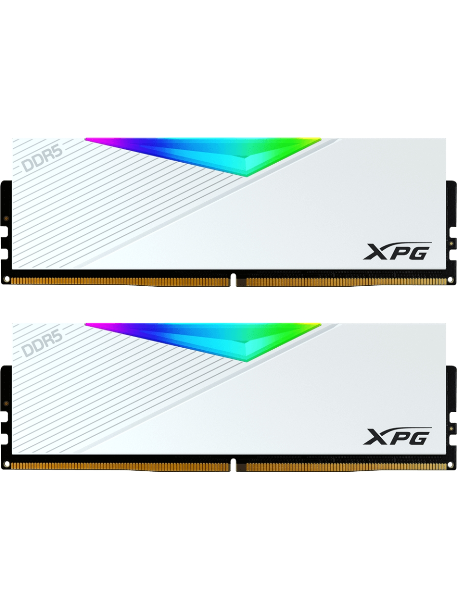 Память DDR5 2x16GB 6000MHz A-Data AX5U6000C3016G-DCLARWH XPG Lancer RGB RTL Gaming PC5-48000 CL30 DIMM 288-pin 1.35В kit single rank с радиатором RTL