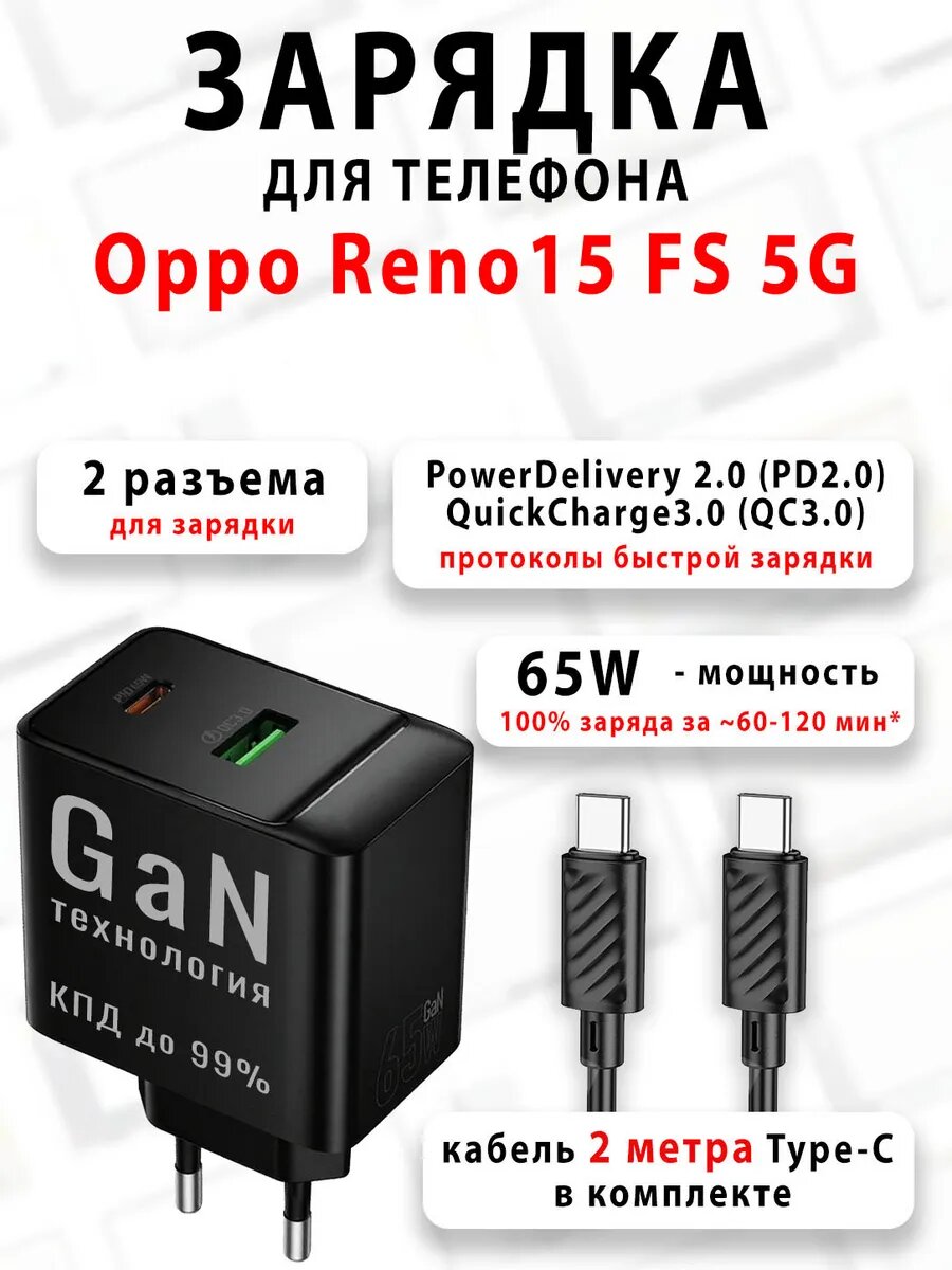Зарядное устройство для телефона Oppo Reno15 FS 5G