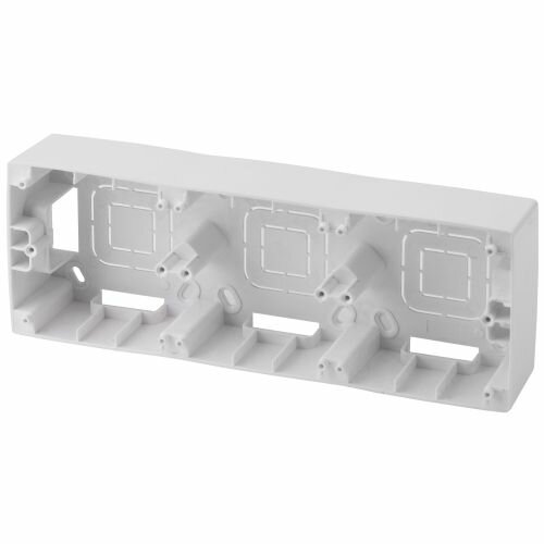 Коробка наклад. монтажа 3 поста Эра12 бел. 12-6103-01 ЭРА Б0043180