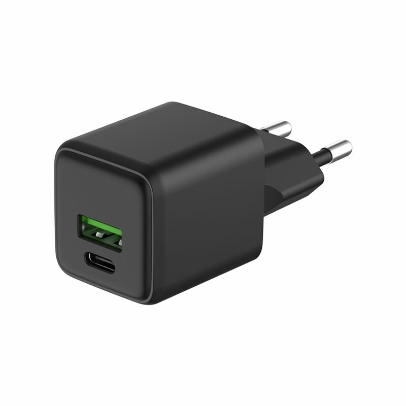 Сетевое зарядное устройство с двумя портами USB-A и Type-C 20Вт GaN REXANT 18-2202