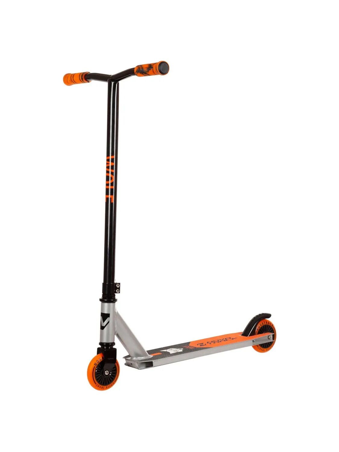 Самокат трюковый для подростка NOVATRACK WOLF 60 детский двухколесный