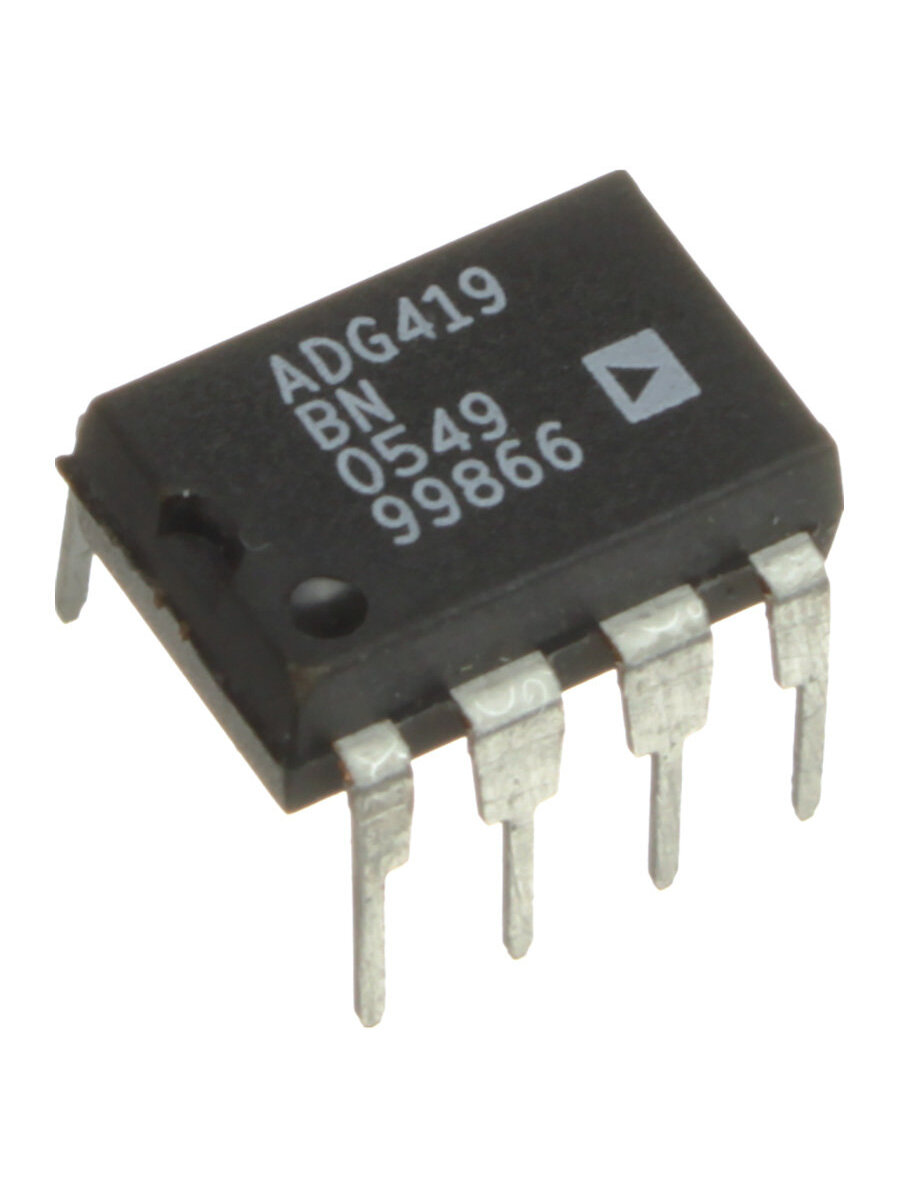 Микросхема ADG419BN (DG419) DIP8 AD (упаковка 4шт)
