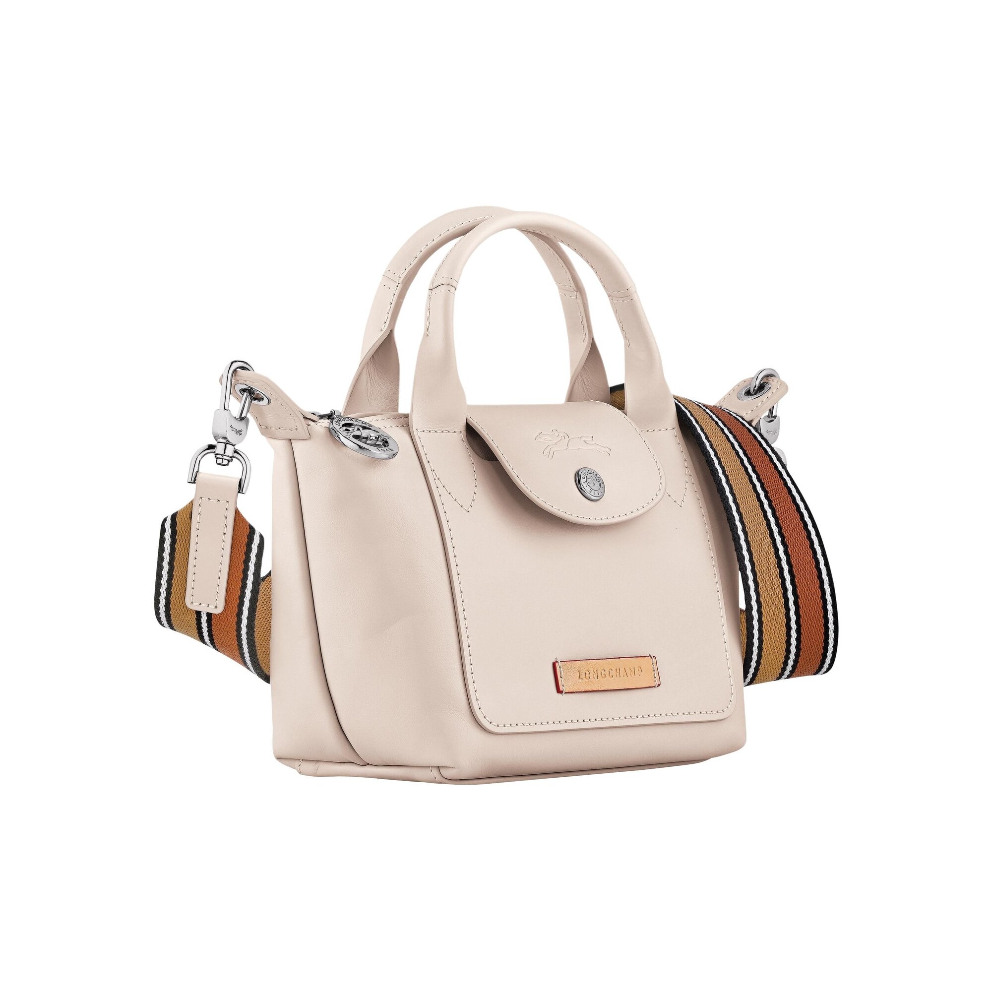 Сумка Longchamp Le Pliage Xtra, фактура матовая, белый, — фото 1