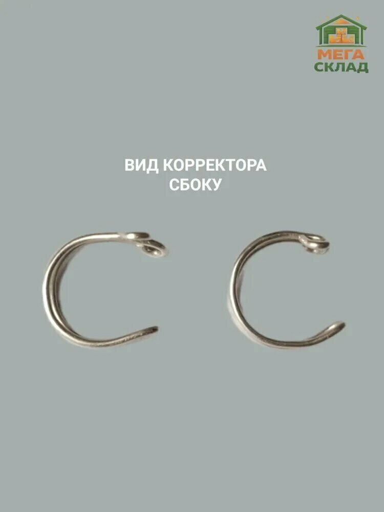Серьги, серебристый — фото 1