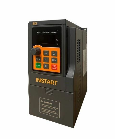 Частотный преобразователь INSTART SDI-G0.75-2B Вход:220В, 1фаза; Выход: до230В , 0-600 Гц, 3фазы