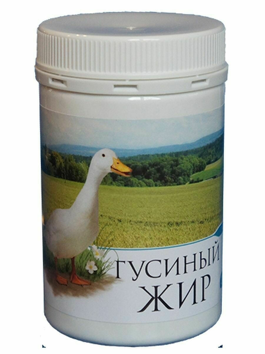 Гусиный жир МЖК №1, топленый, пищевой, натуральный, от простуды, 200мл