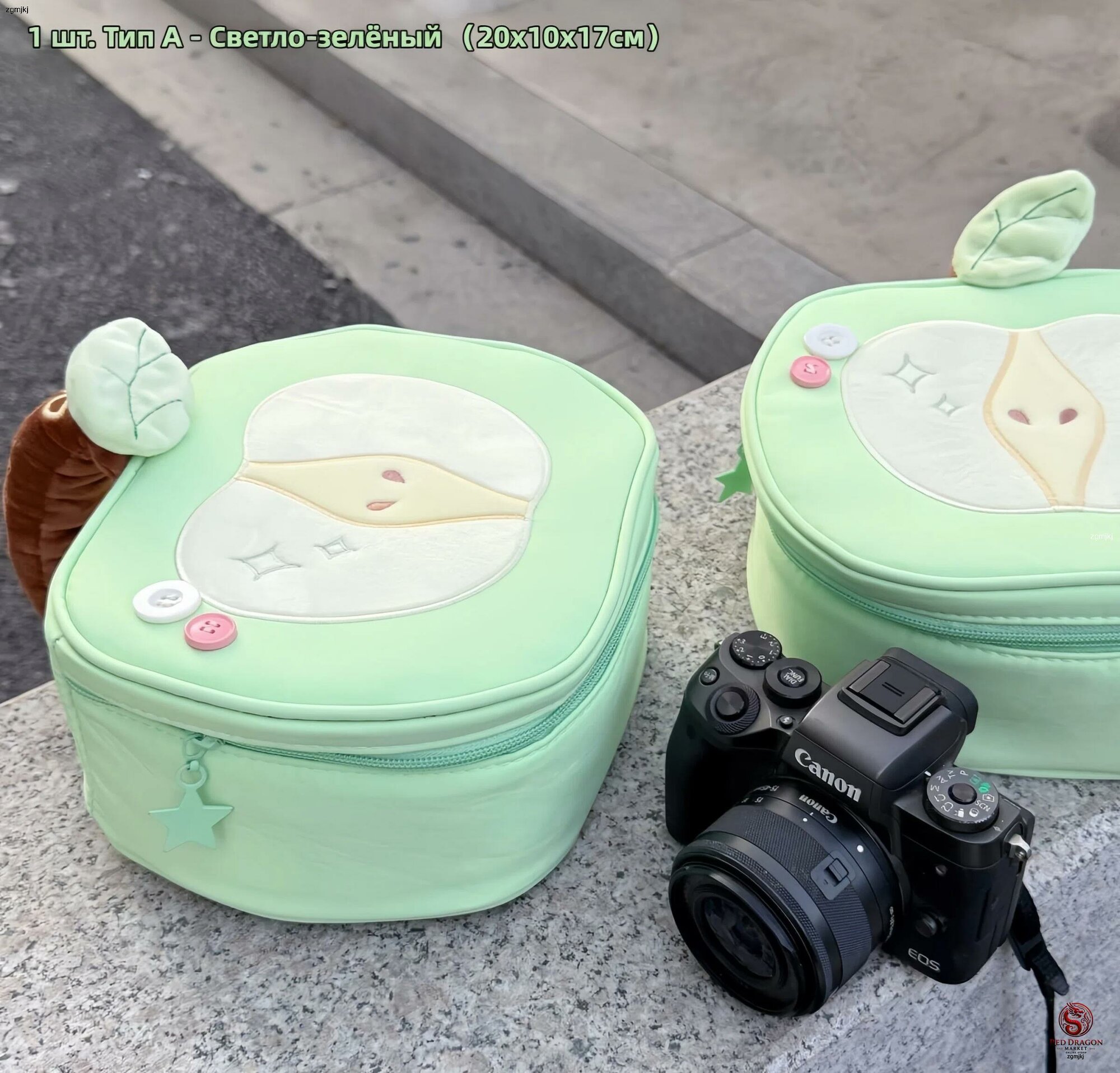 Косметичка с отделениями / Сумка для фотоаппарата / Несессер (с ручкой)